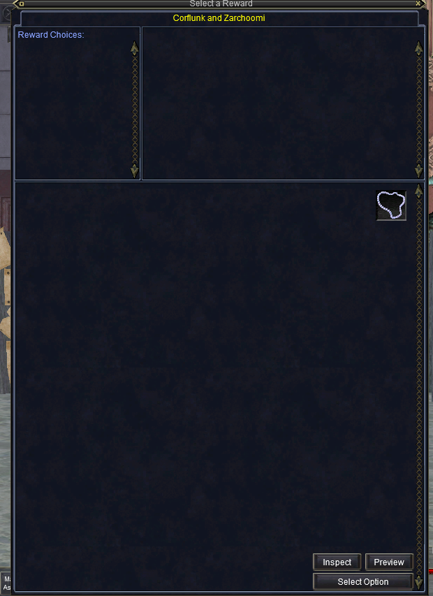 Select a Reward [BUG] | EverQuest Forums